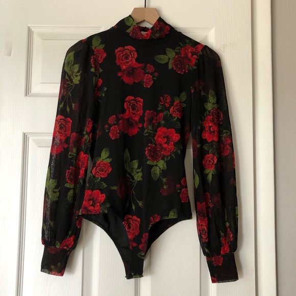 Ember | Tops | Ember Rose Long Sleeve Bodysuit | Poshmark